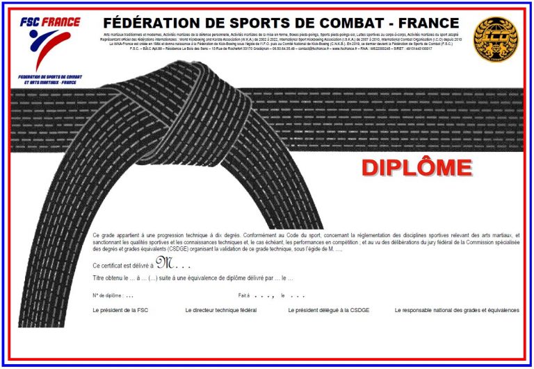 EXAMEN DE GRADES SUPÉRIEURS 2025 - 1er au 6ème degré - MENTION : BOXES ...